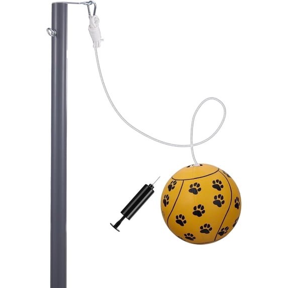 Sterling Sports PawPlay™ Family Steel Tetherball Set for Dogs, Kids and ...