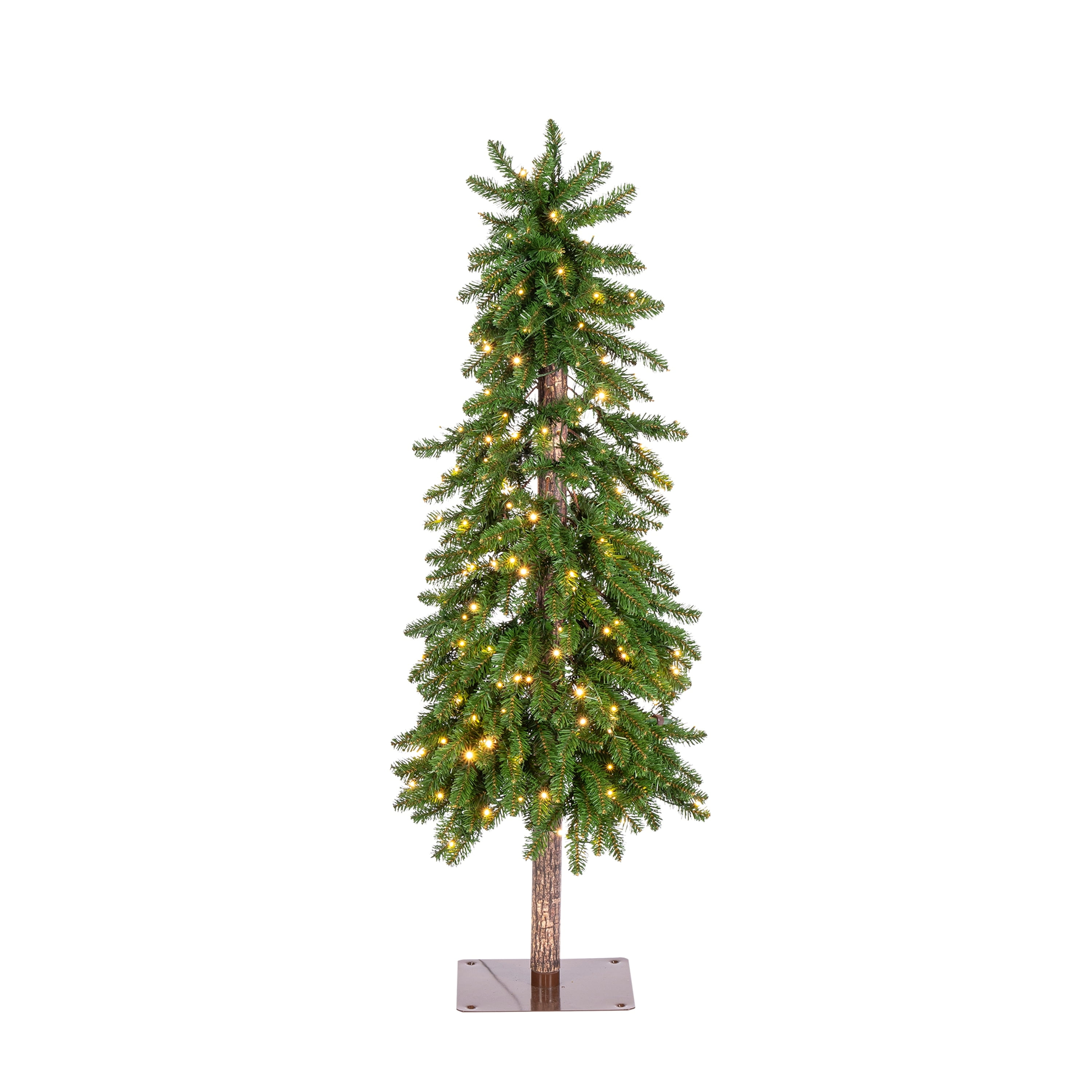 Sterling Stunning 5 Foot Prelit Alpine Tree with Dual Color LED Lights ...