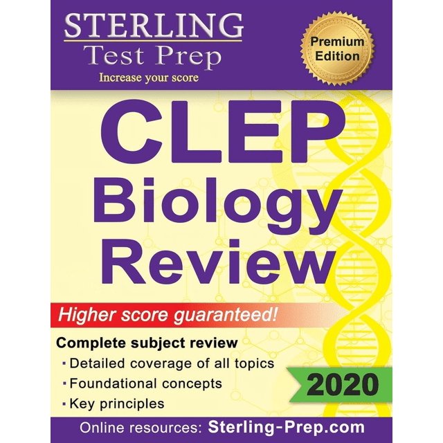 Sterling Test Prep CLEP Biology Review : Complete Subject Review ...