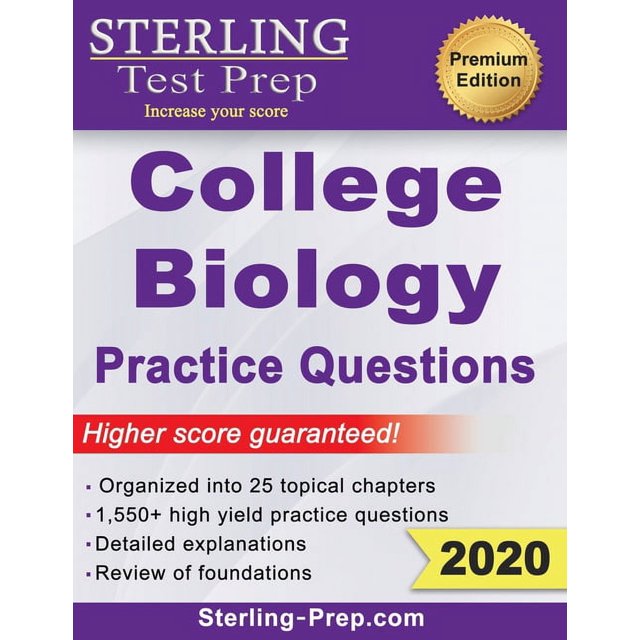 Sterling Test Prep College Biology Practice Questions : High Yield ...