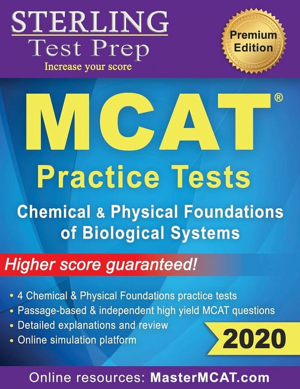 Sterling Test Prep MCAT Practice Tests: Chemical Physical Foundations ...
