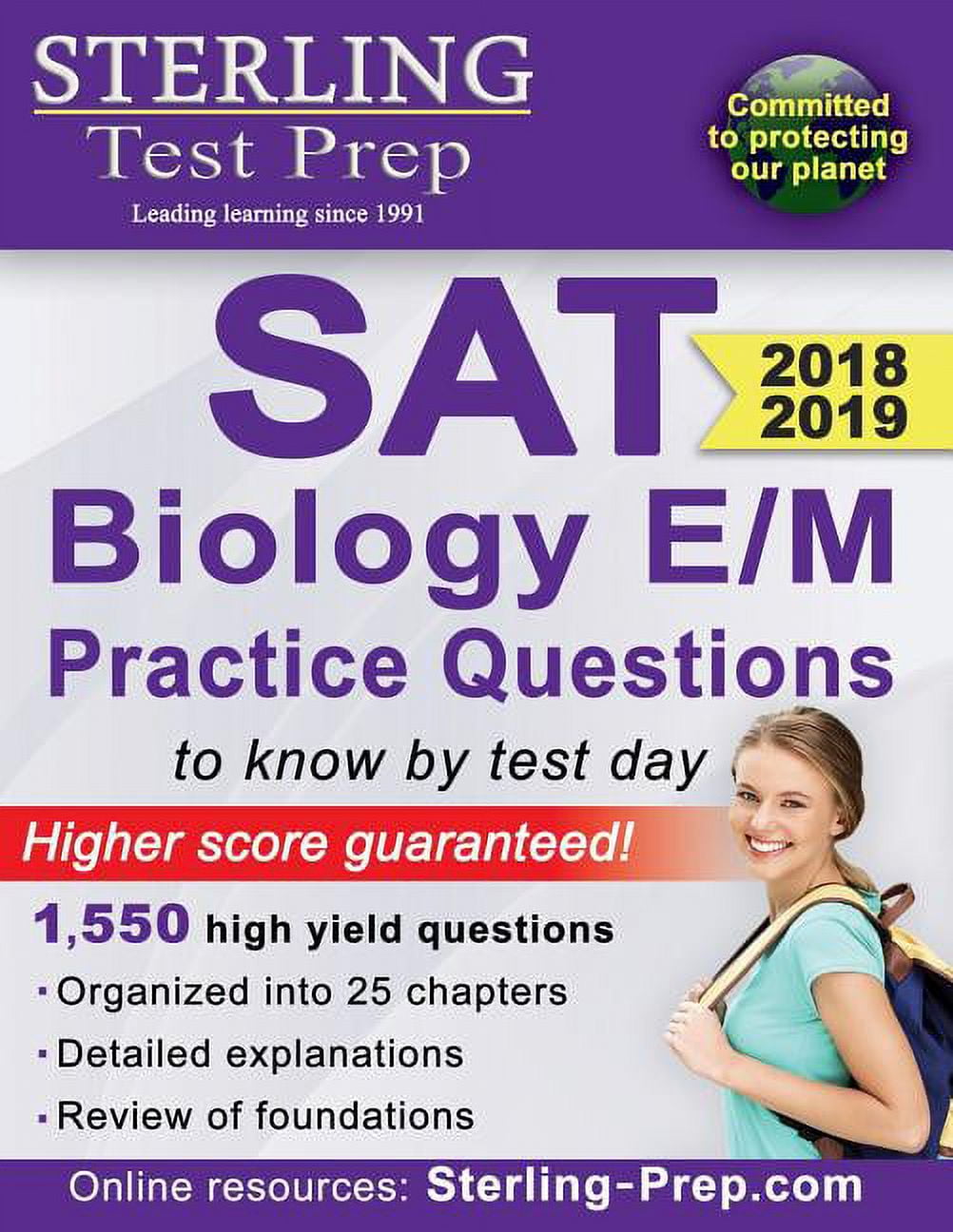 Sterling Test Prep SAT Biology E/M Practice Questions: High Yield SAT ...