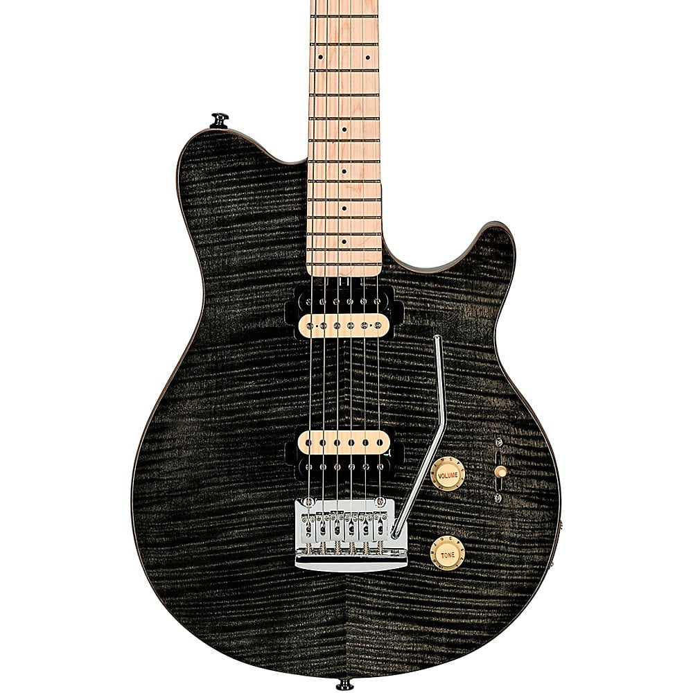 Sterling by Music Man Axis AX3 Flame Maple Top Electric Guitar Trans ...