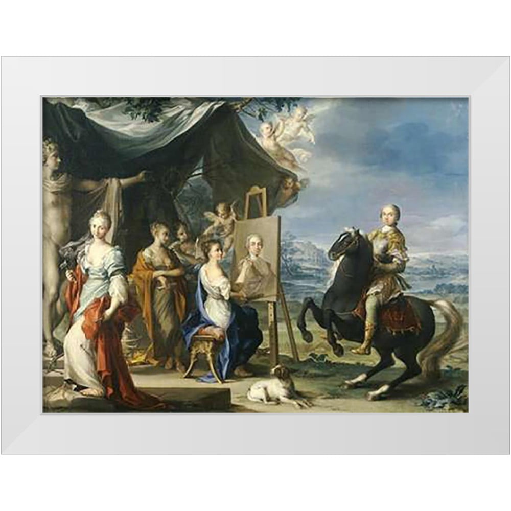 Stern, Ignaz 18x14 White Modern Wood Framed Museum Art Print Titled ...