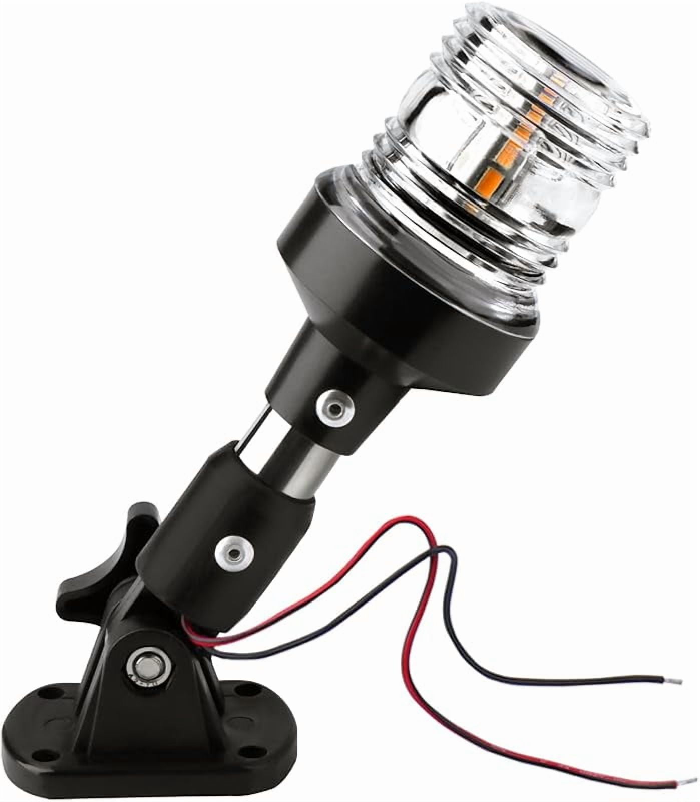 Stern Light - White LED Anchor & Bimini Top Lights for Pontoon ...