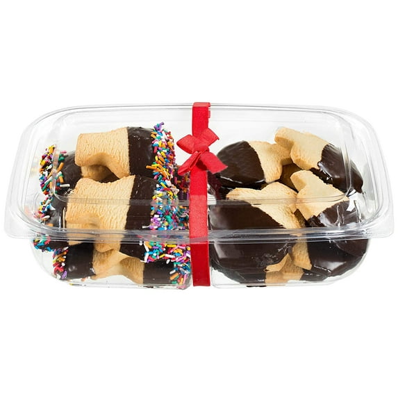 Stern's Bakery Traditional Hanukkah Menorah & Dreidel Shortbread Cookie ...