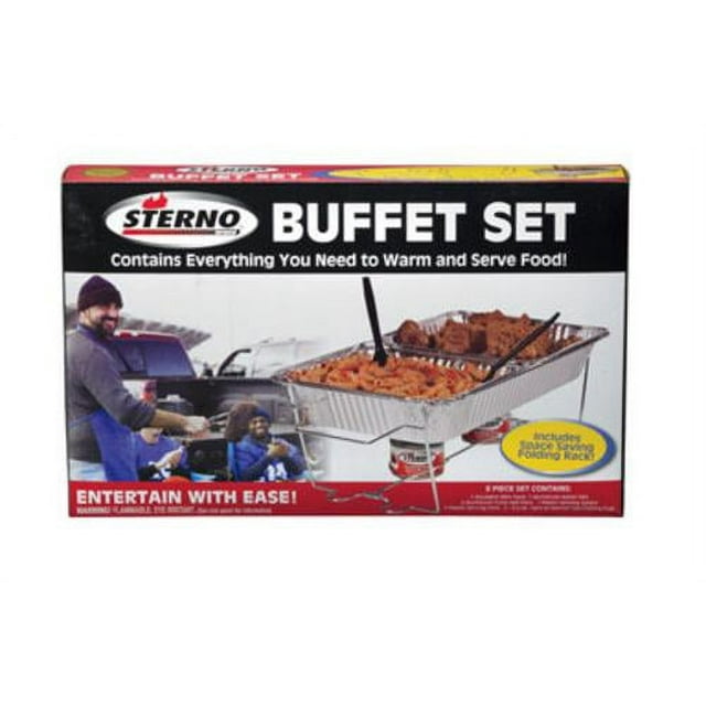 Sterno 40007 Large Buffet Kit, 8 Piece - Walmart.com