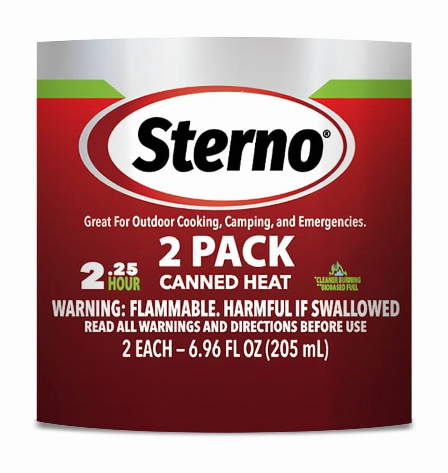 Sterno Fuel Cans - 2.25 Hour Burn, 2 Pack Chafing Dish Fuel Can Burners ...
