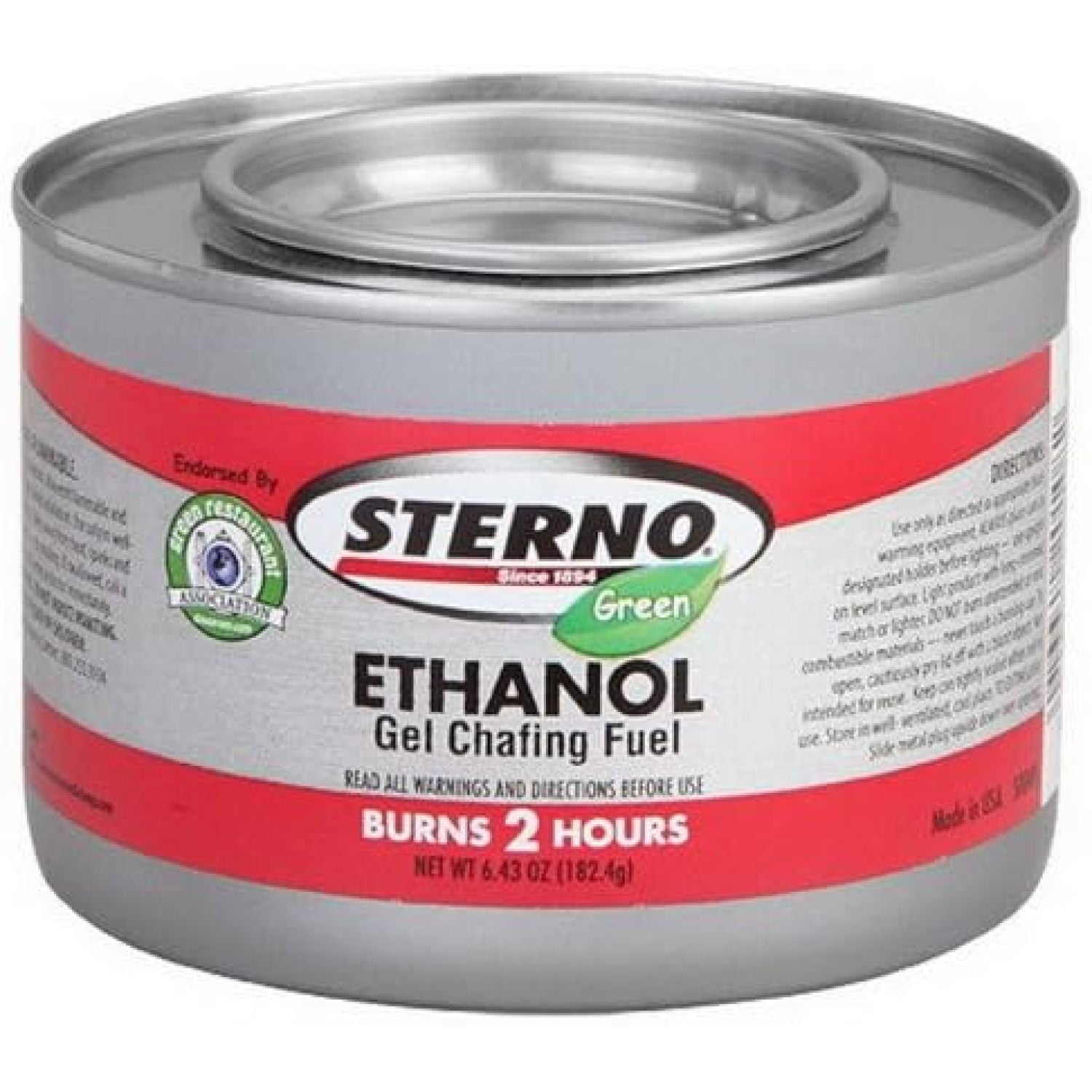 Sterno Candle Lamp Power Heat Plus 2 hr Chafing Fuel Green | 24/Case ...