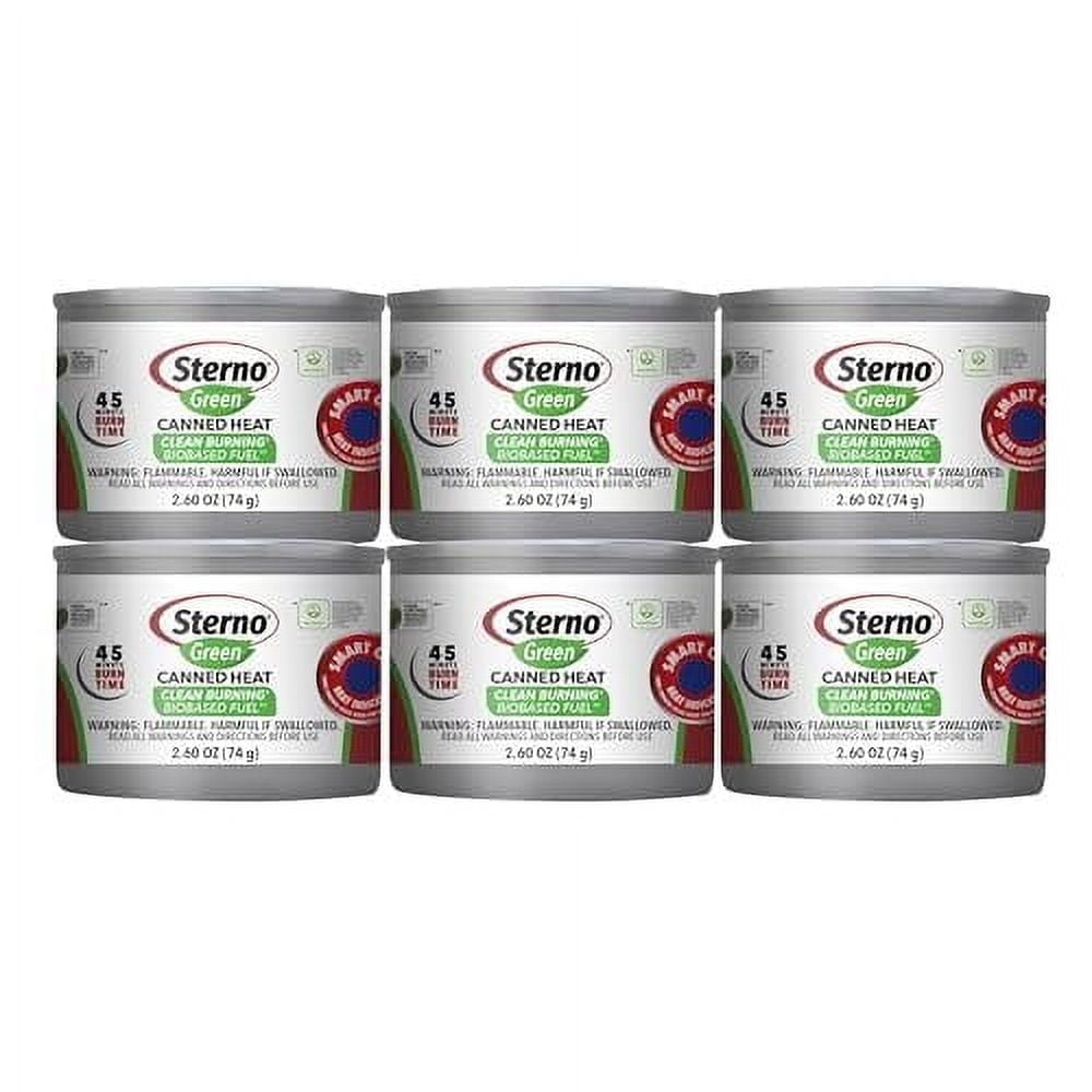 Sterno, Chafing Dish Fuel Cans, 45 Min Burn, Pack of 6, Green - Walmart.com