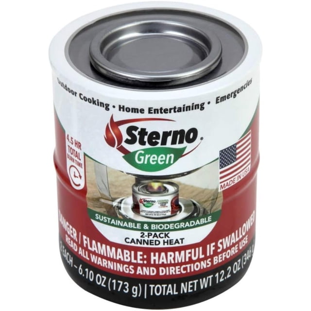 Sterno Group The 20366 2PK 7OZ Can Heat Fuel - Quantity 1 - Walmart.com