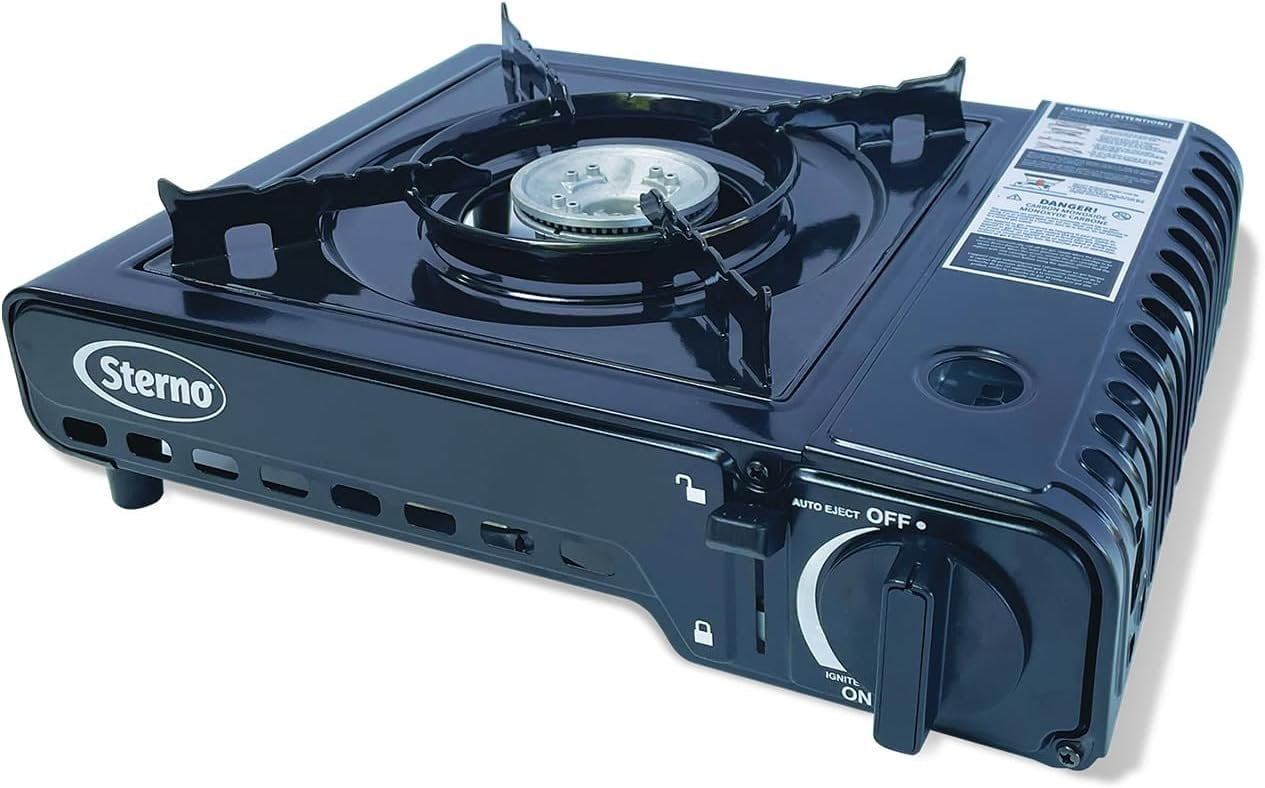 Sterno Portable Butane Stove - 10,000 BTU Single Burner Stove, Outdoor ...