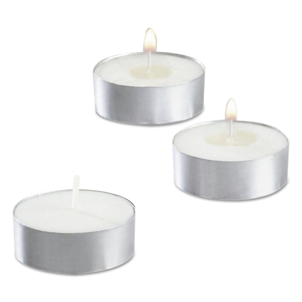 Sterno STE 40100 5 Hour Burn 0.5 in. Tealight Candle - White (500 ...