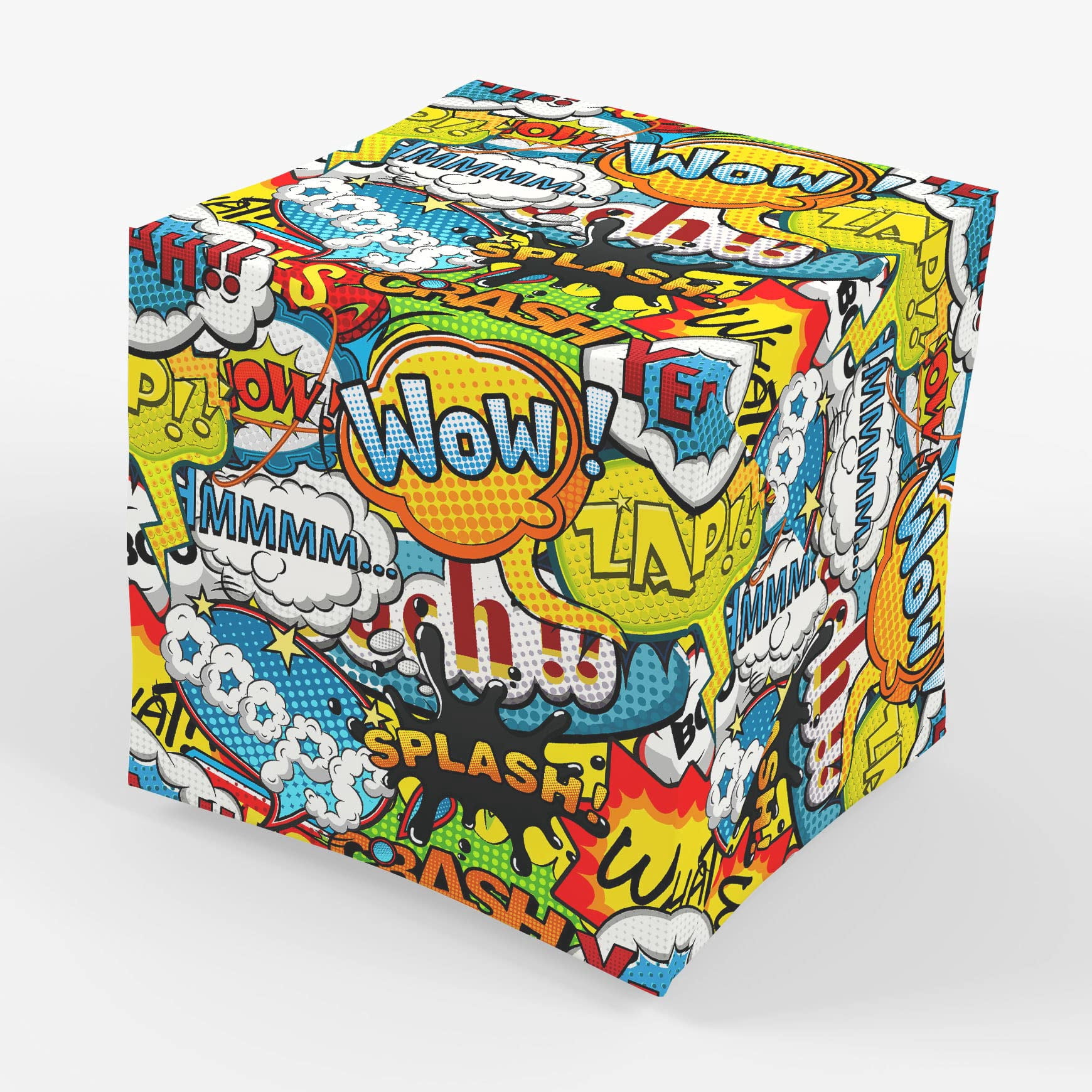 Stesha Party Comic FEV6 Book Gift Wrap Superhero Wrapping Paper, Folded ...