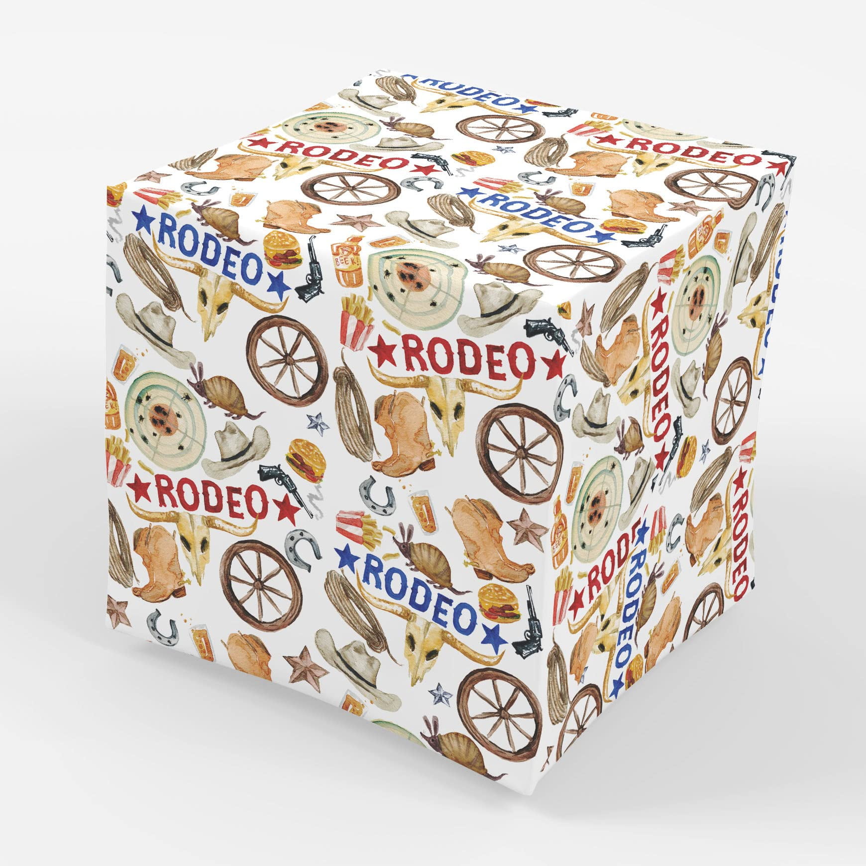 Stesha Party Western Wrapping Paper Rodeo AIS1 Gift Wrap - Folded Flat ...