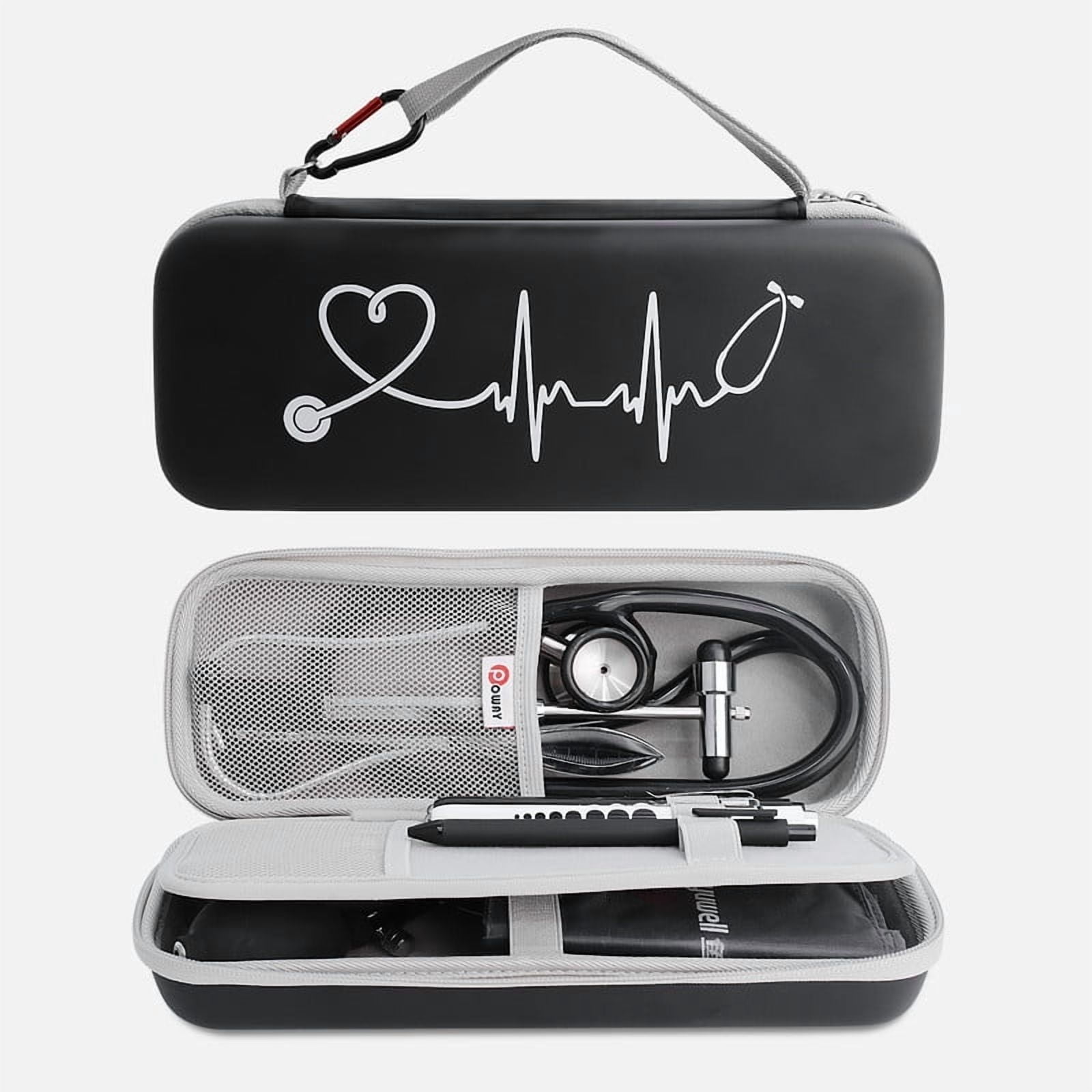 Stethoscope Carrying Case, Hard Stethoscope Case Compatible for 3M ...