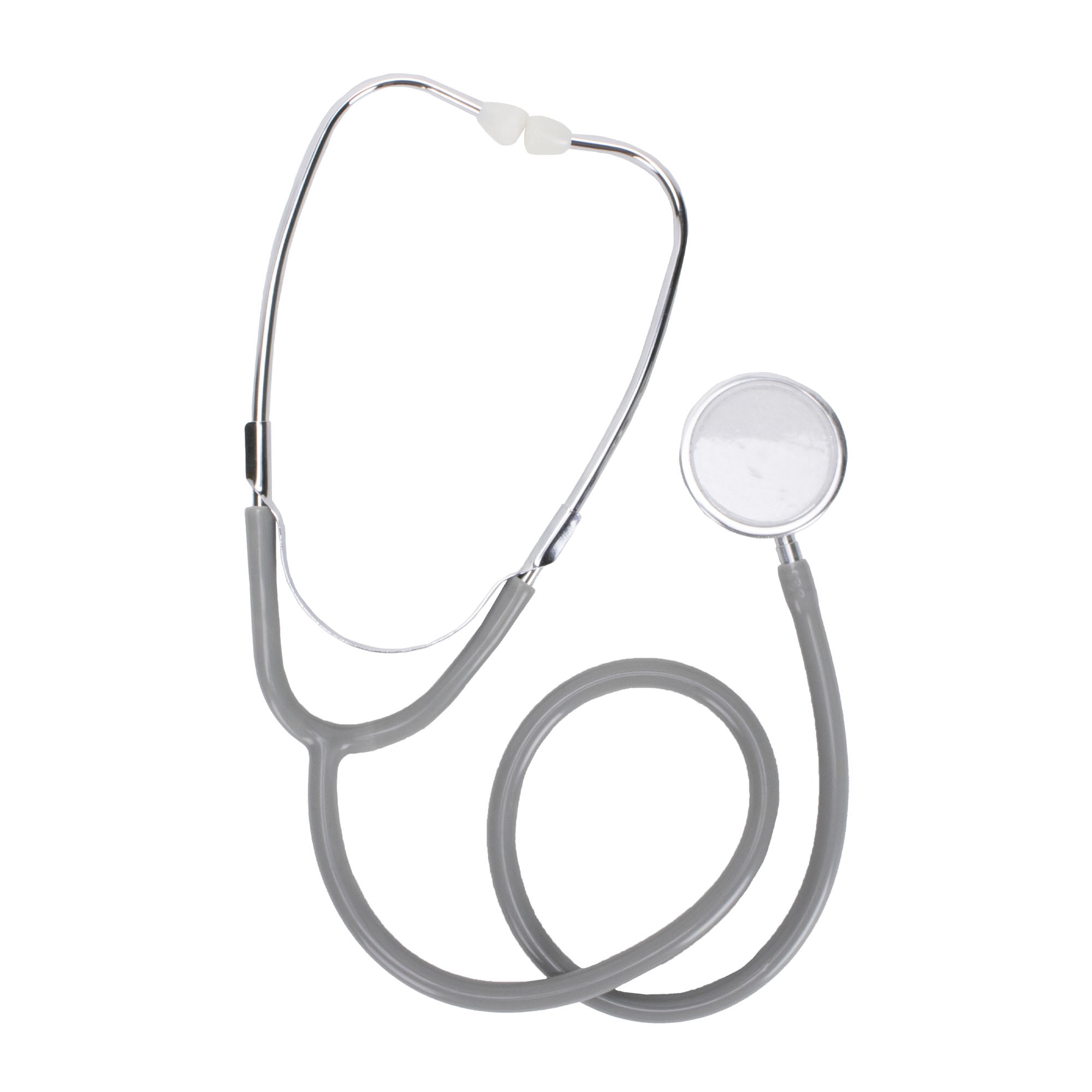 Lightweight Stethoscope, Dual Head, Chrome Binaural Silver Chestpiece ...