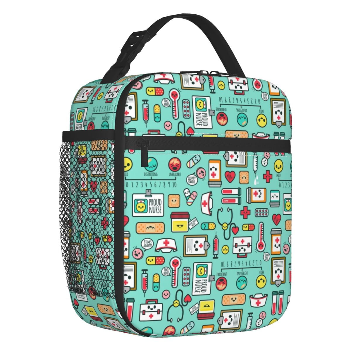 Stethoscope Heart Pattern Resuable Lunch Box Nurse Nursing Thermal ...