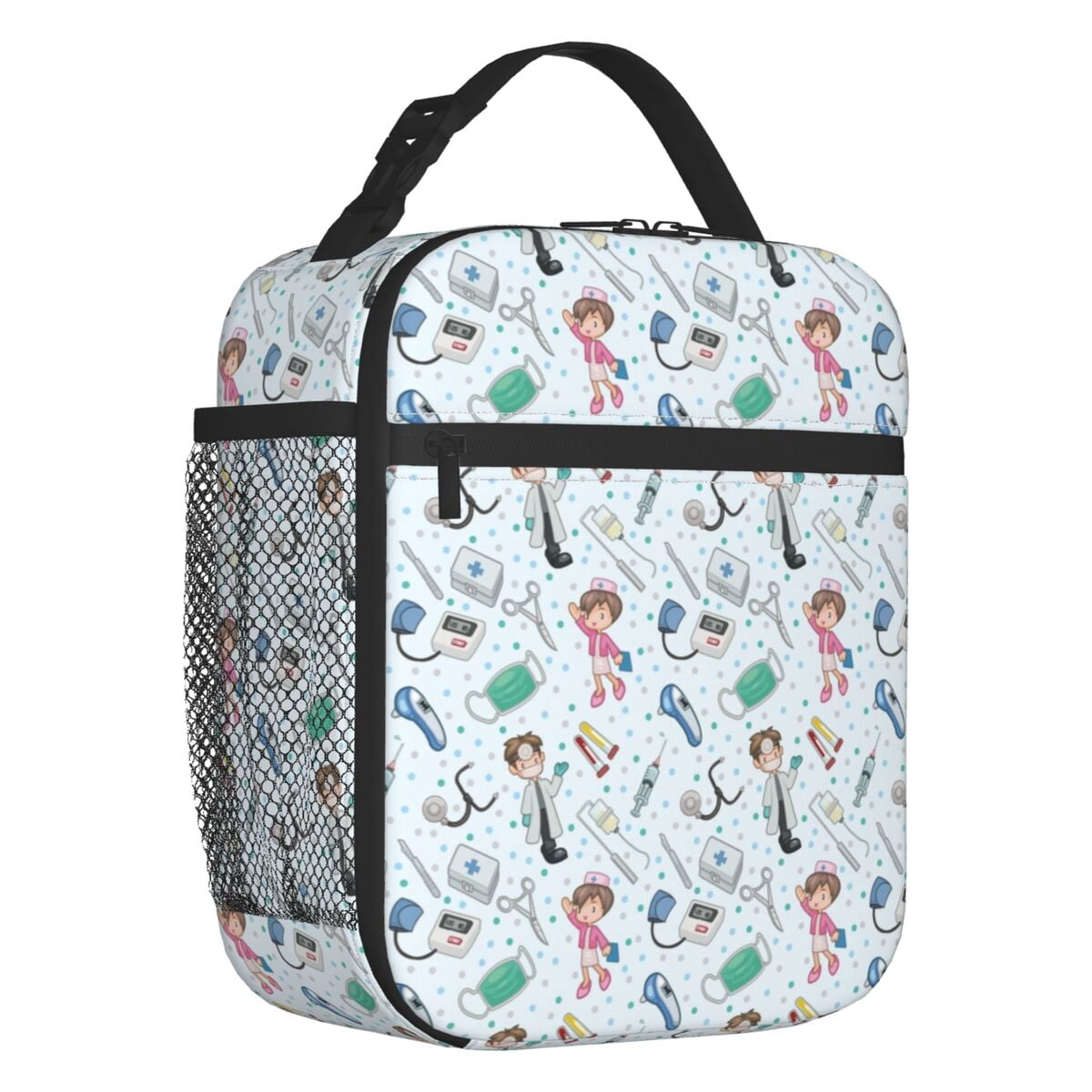 Stethoscope Heart Pattern Resuable Lunch Box Nurse Nursing Thermal ...
