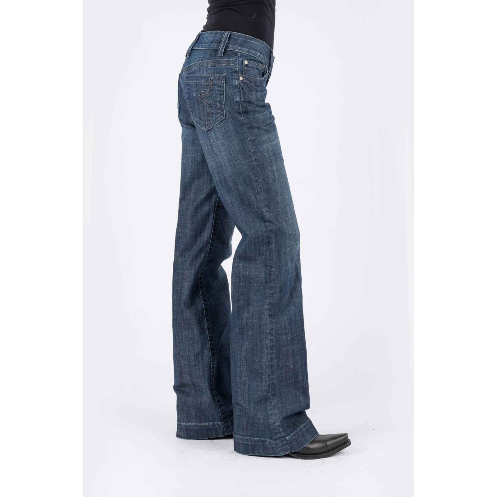 Stetson 0214 Trouser Style Western Jean Blue - Walmart.com