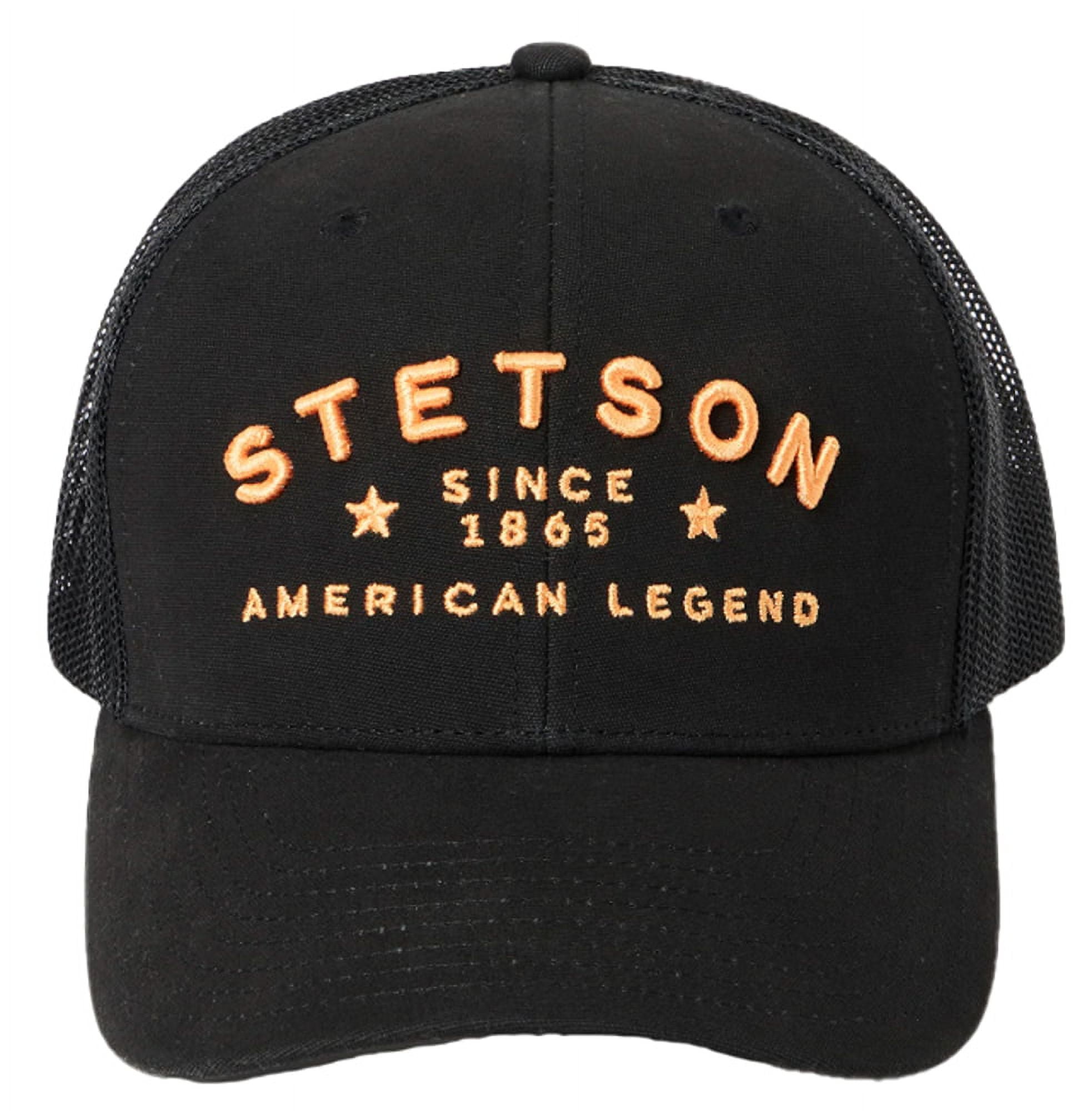Stetson American Legend Black - Hats Cap - 07-077-0102-0004Bl - Walmart.com