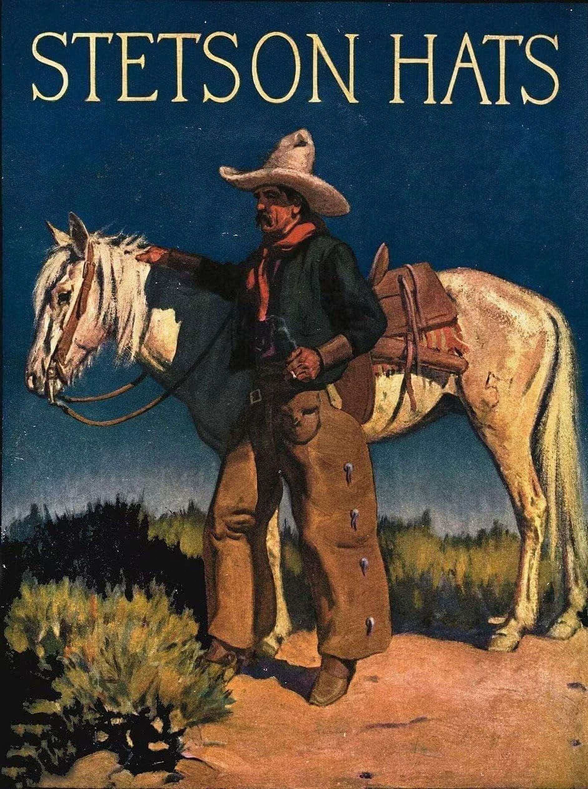 Stetson Hats Diamond Painting Kits For Adults,Cowboy Round Full Drill ...