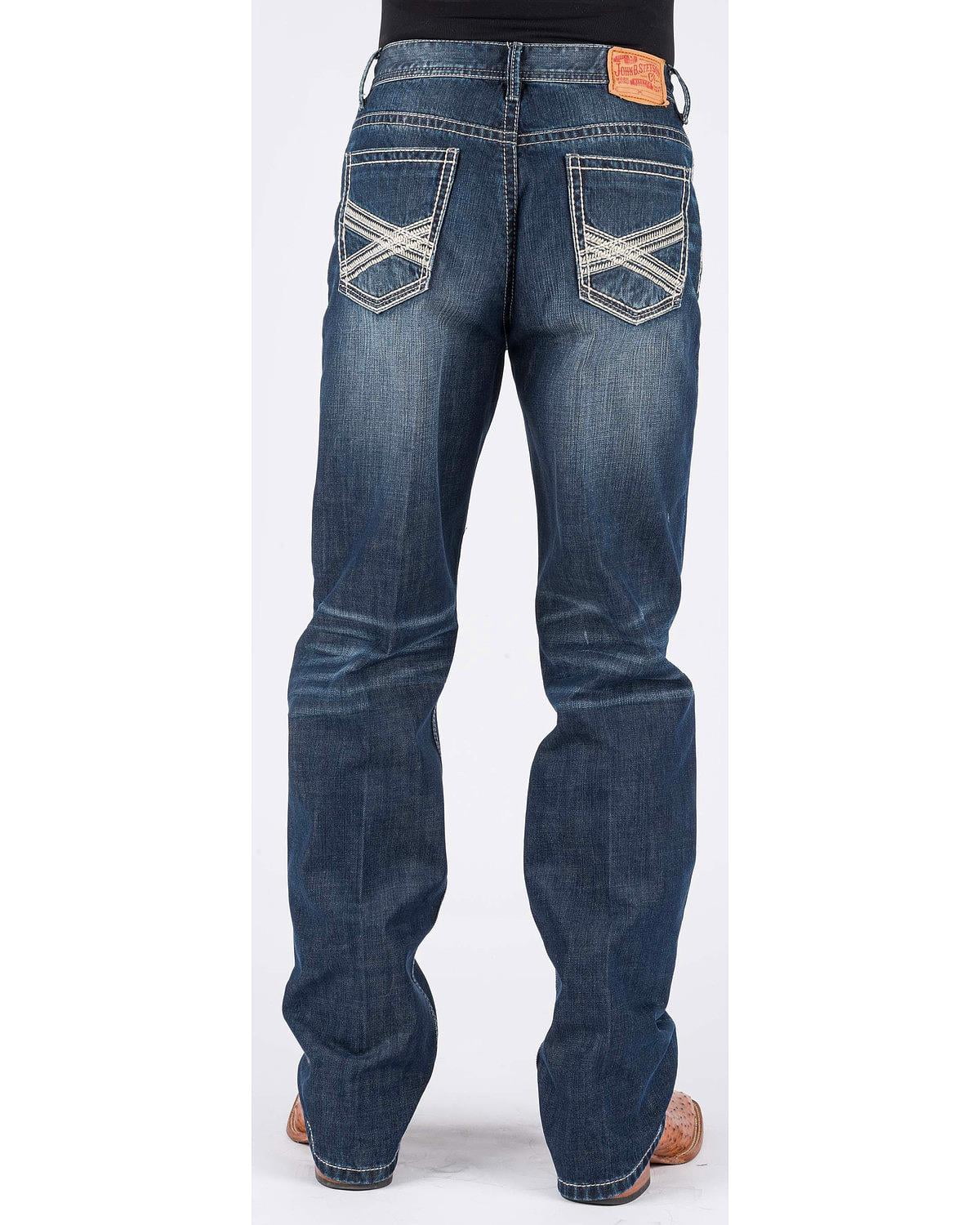 Stetson Men's 1520 Standard Fit Jeans Straight Leg - 11-004-1520-4065 ...