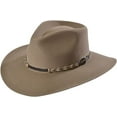 Stetson Men's 4X Drifter Buffalo Felt Cowboy Hat Made in USA (Stone, 7 ...