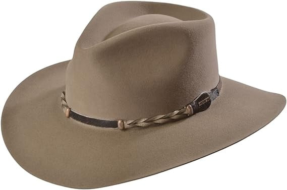 Stetson Unisex Drifter 4X Felt Cowboy Hat Stone 7 3/8 - Walmart.com