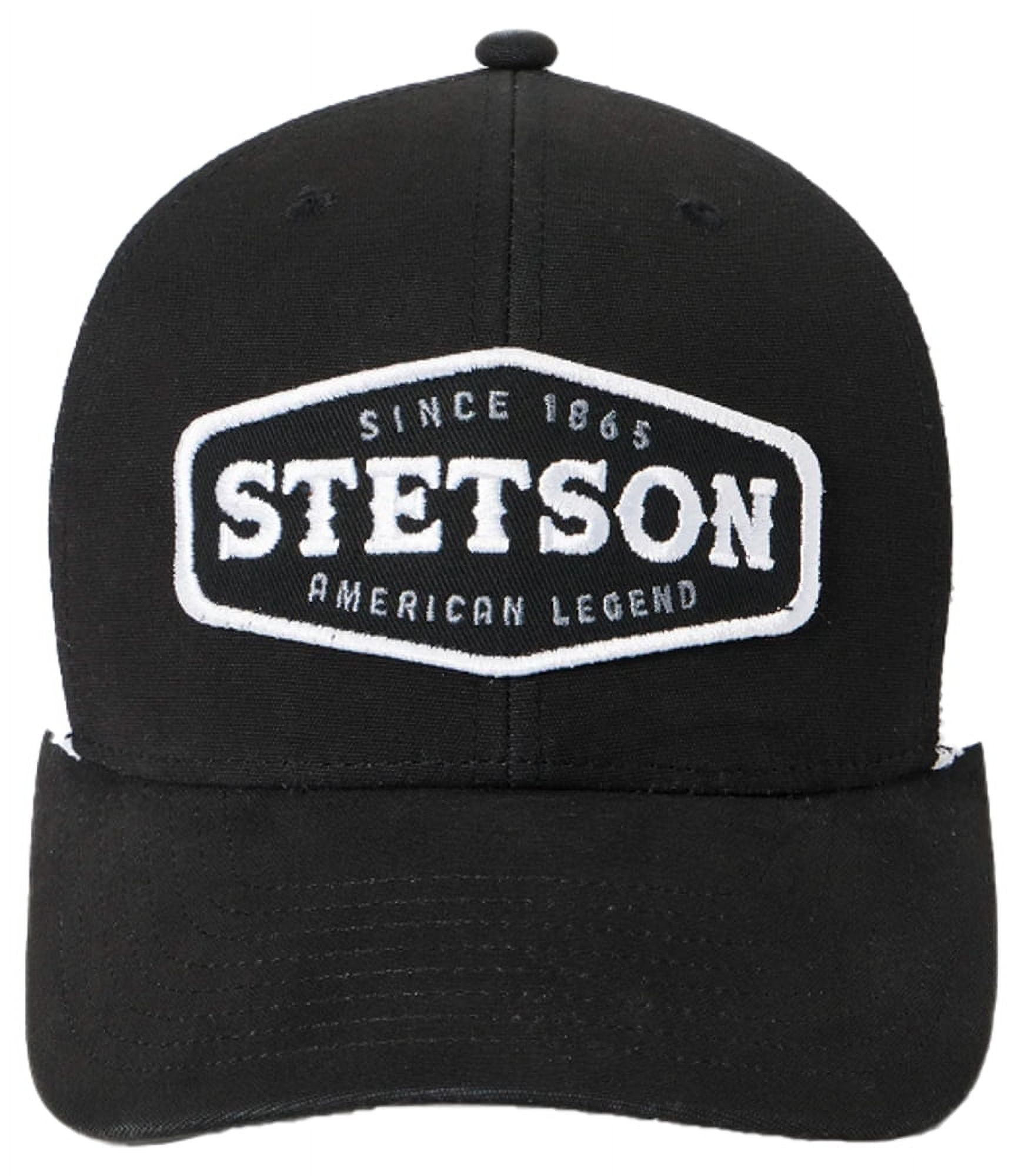 Stetson Men's Embroidered Logo Patch Trucker Cap - 07-077-0102-0001 BL ...