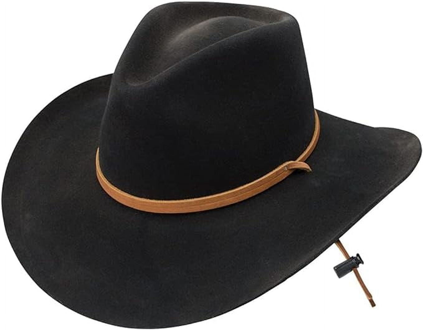 Stetson Men's Kelly American Distressed Wool Outback Cowboy Hat ...