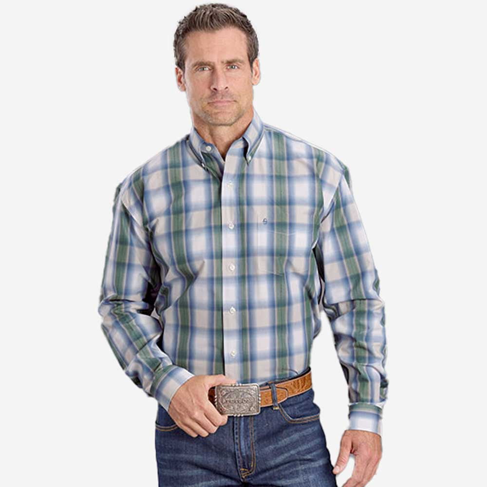 Stetson Moss Dobby Plaid Shirt - Walmart.com