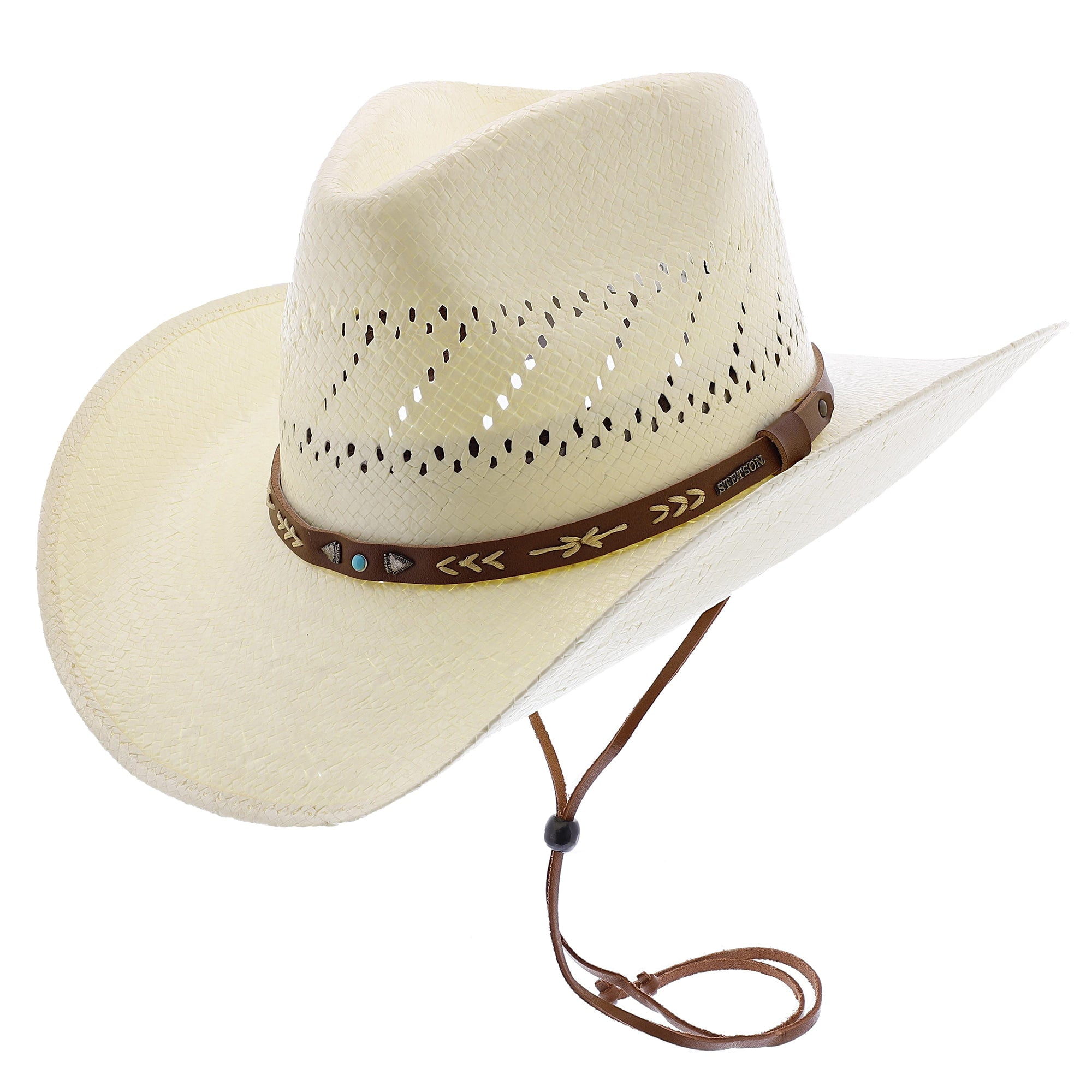 Stetson Rodeo Drive Collection Vented Shantung Straw Hat - Walmart.com