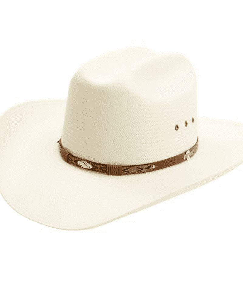 Stetson Unisex Rodeo Natural Cattleman Straw Cowboy Hat Natural 7 5/8 ...