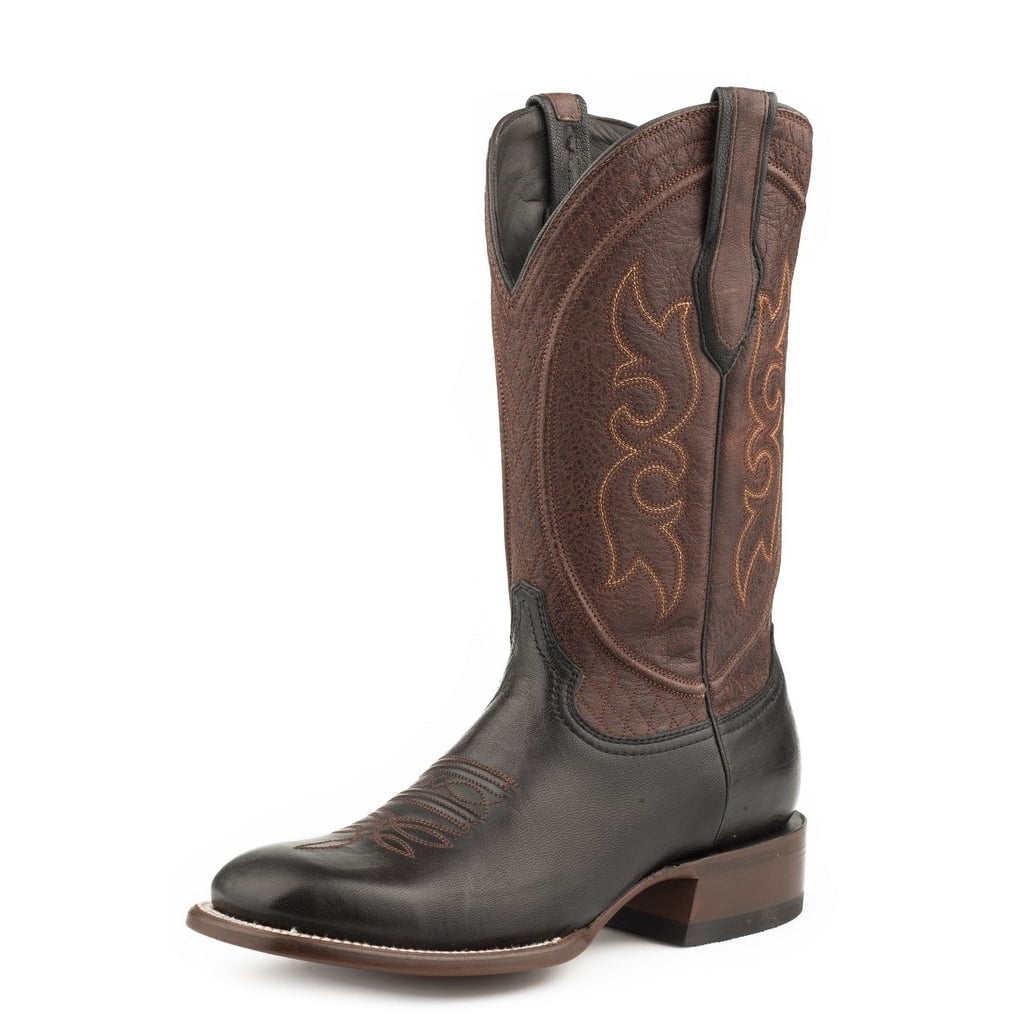 Stetson Western Boots Mens Bridger Black 12-020-1850-0109 BL - Walmart.com