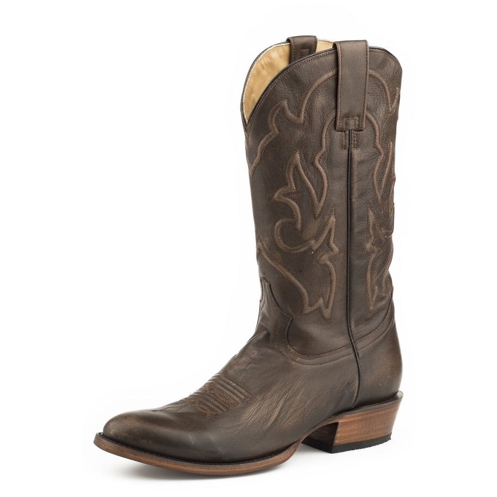 Stetson Western Boots Mens Carlisle Brown 12-020-7311-1671 BR - Walmart.com