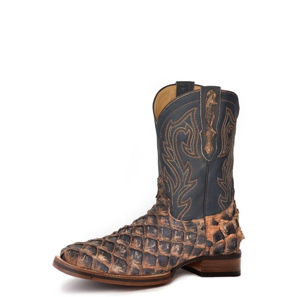 Stetson Western Boots Mens Predator Exotic Brown 12-020-8819-3882 BR ...