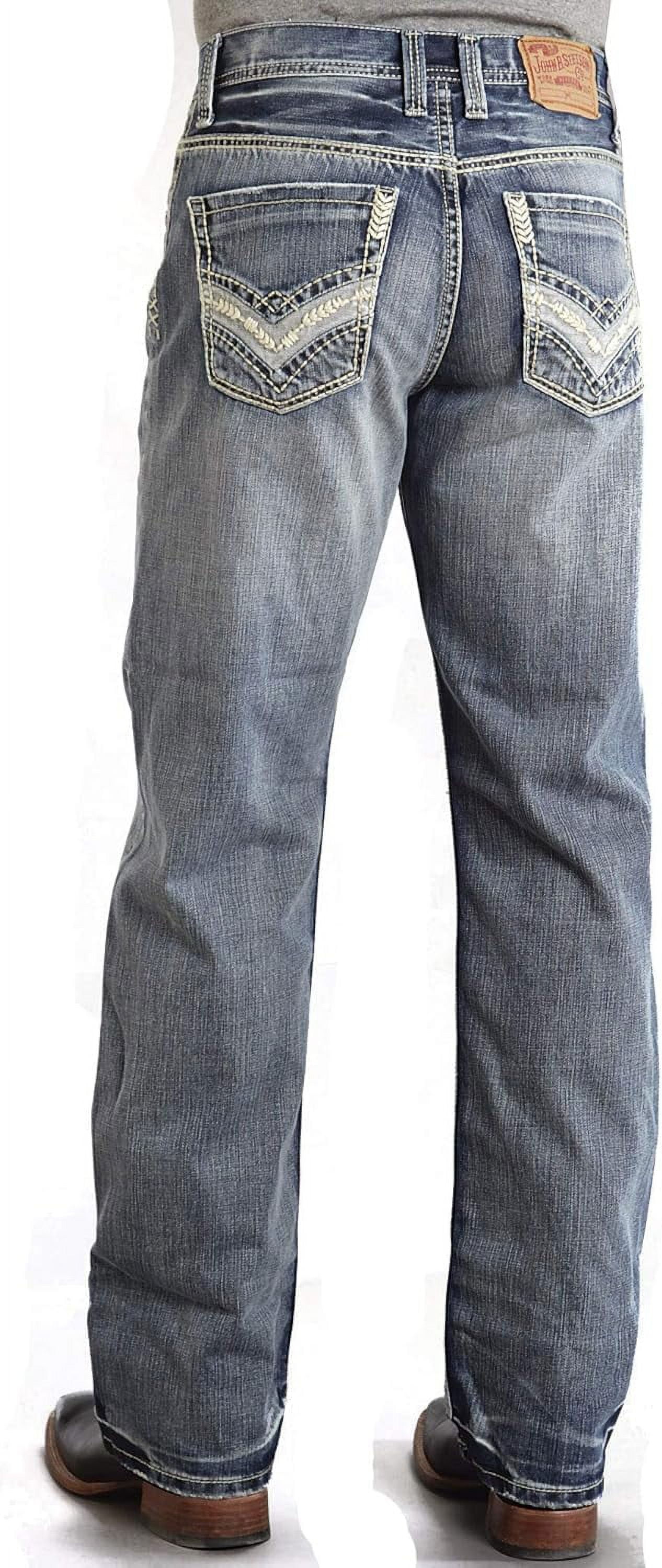 Stetson Western Denim Jeans Mens Light Wash 11-004-1312-4040 BU ...