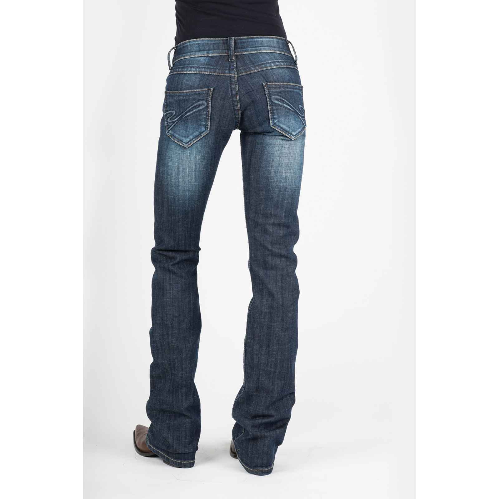 Stetson Western Denim Jeans Womens Dk Bootcut 11-054-0818-0723 BU ...
