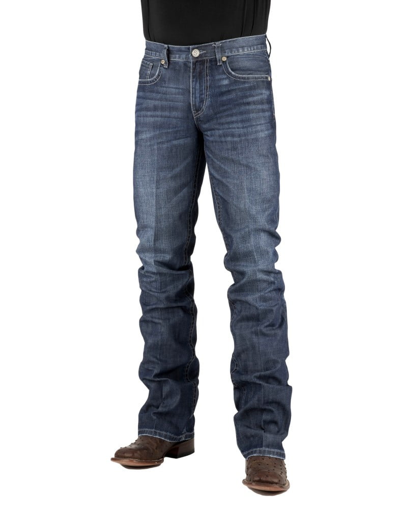 Stetson Western Jeans Men Rocker 32 x 36 Dark Wash 11-004-1014-5000 BU - Walmart.com