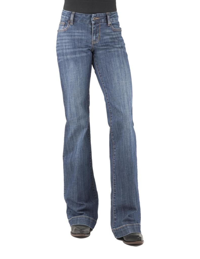 Stetson Western Jeans Womens Mid Rise 0 Long Blue 11-054-0214-0808 BU ...