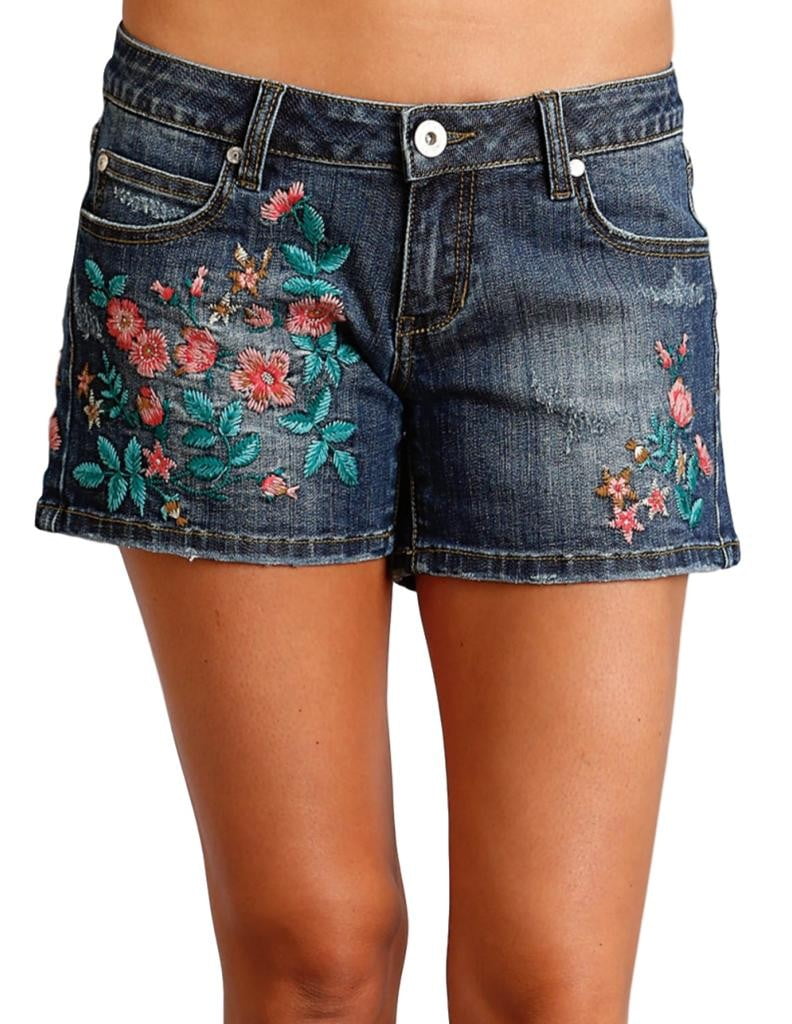 Stetson Western Shorts Womens Medium Wash 10 Blue 11-055-0594-0440 BU ...