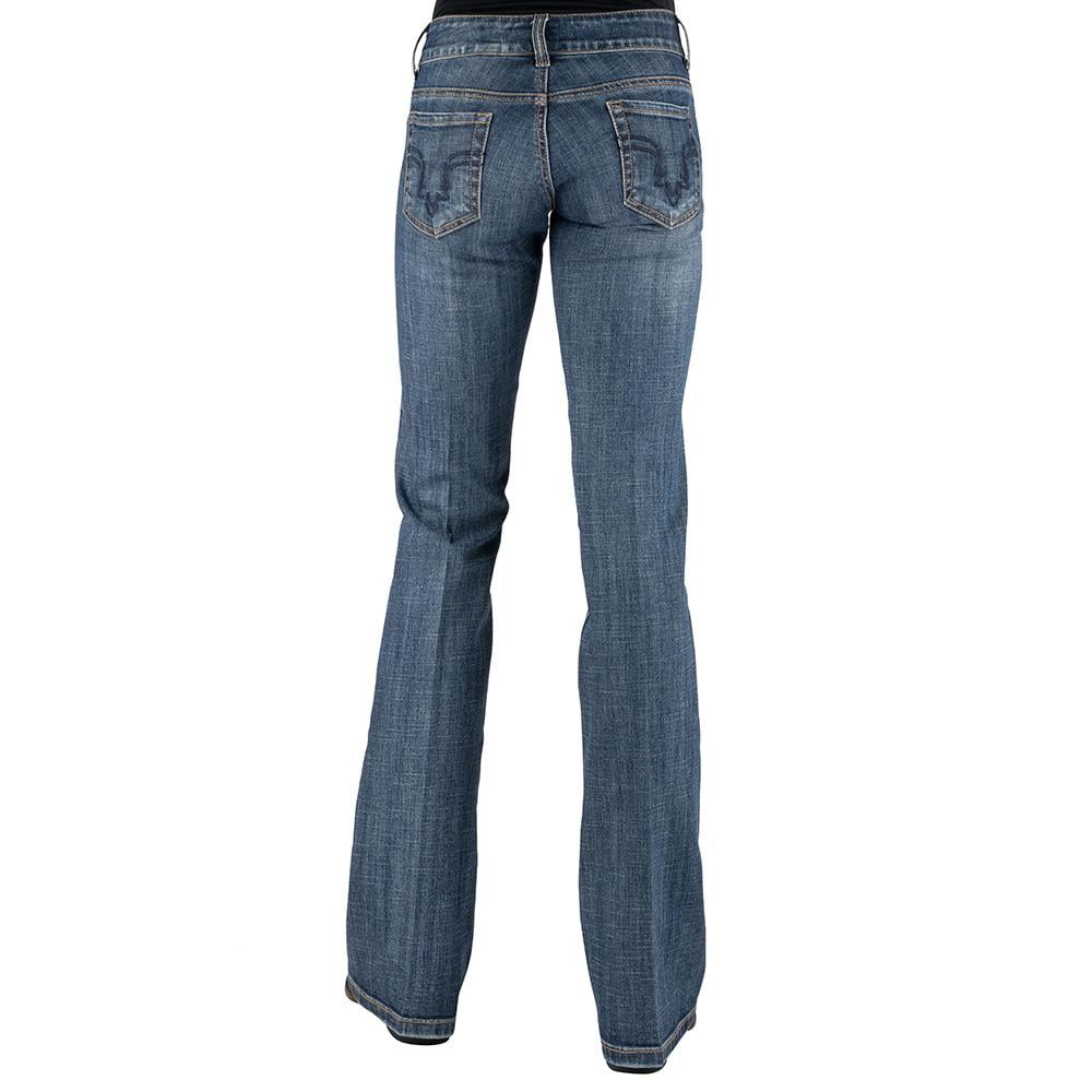 Stetson Womens 11-054-0214-0812 DECO BACK PKT IN BLUE THREAD 10 R Denim ...