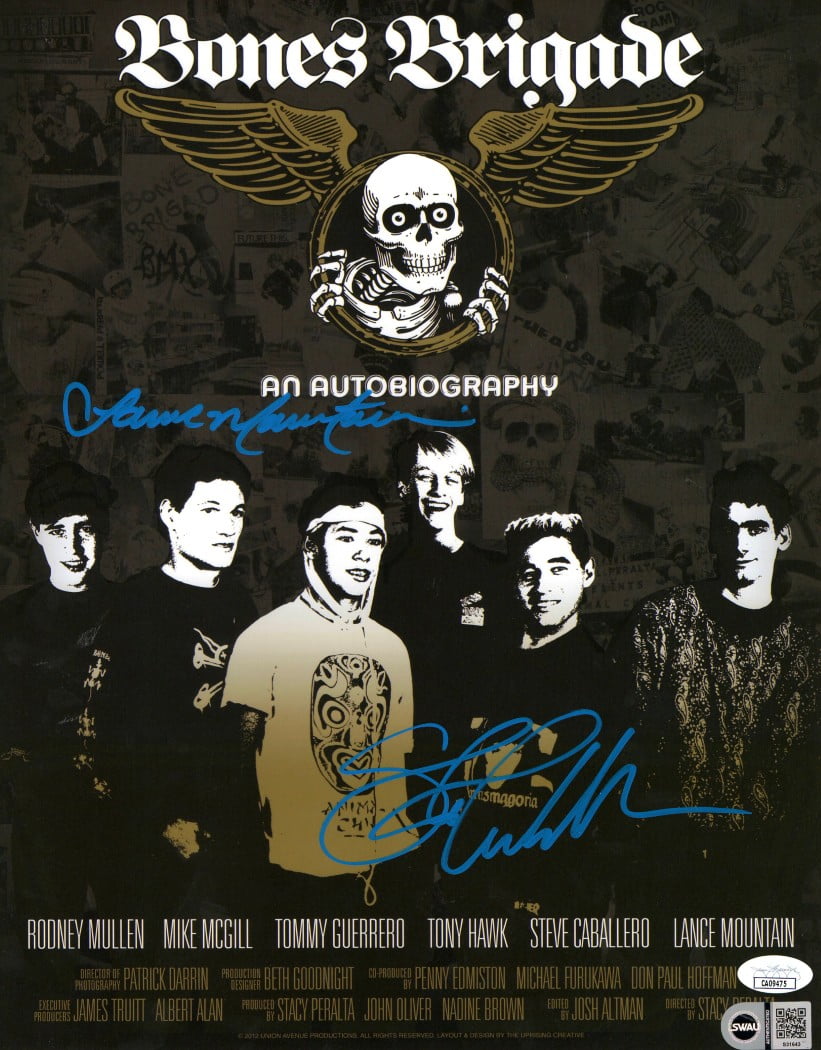 Steve Caballero Lance Mountain Signed Autographed 11X14 Photo Bones ...