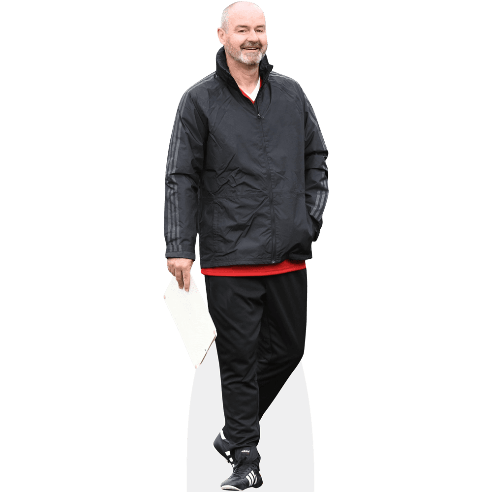 Steve Clarke (Black Jacket) Mini Cardboard Cutout Standee - Walmart.com