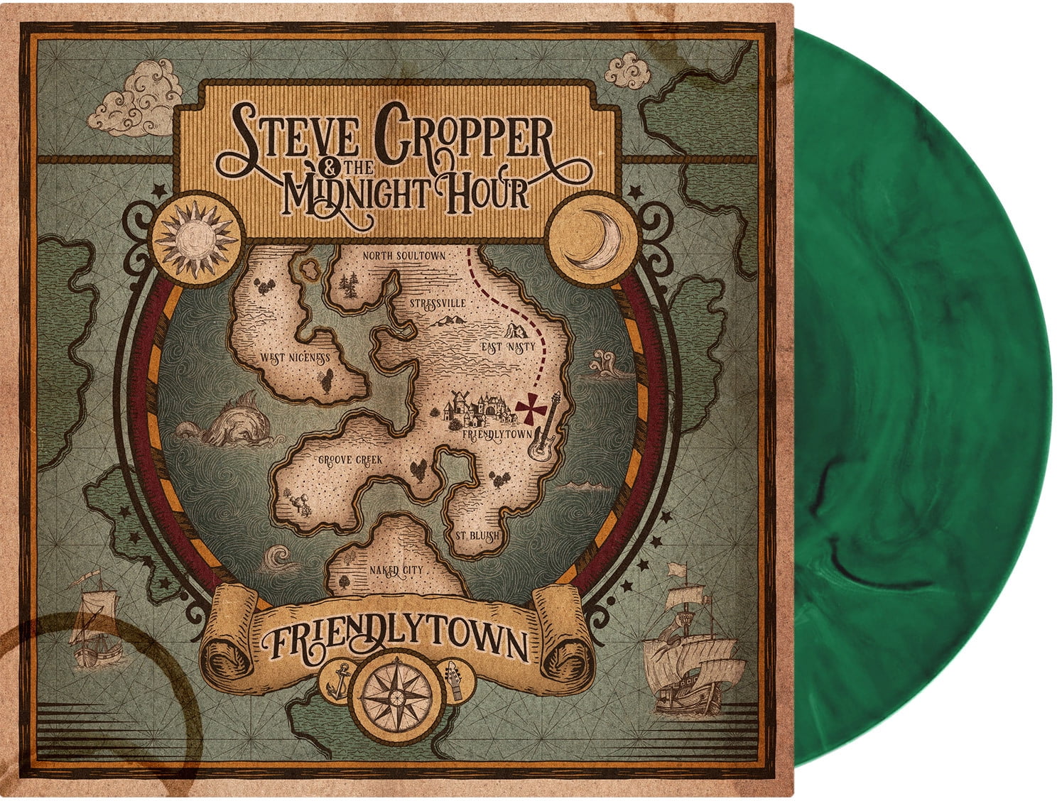 Steve Cropper & the Midnight Hour - Friendlytown - Green Marble - Music & Performance - Vinyl ...