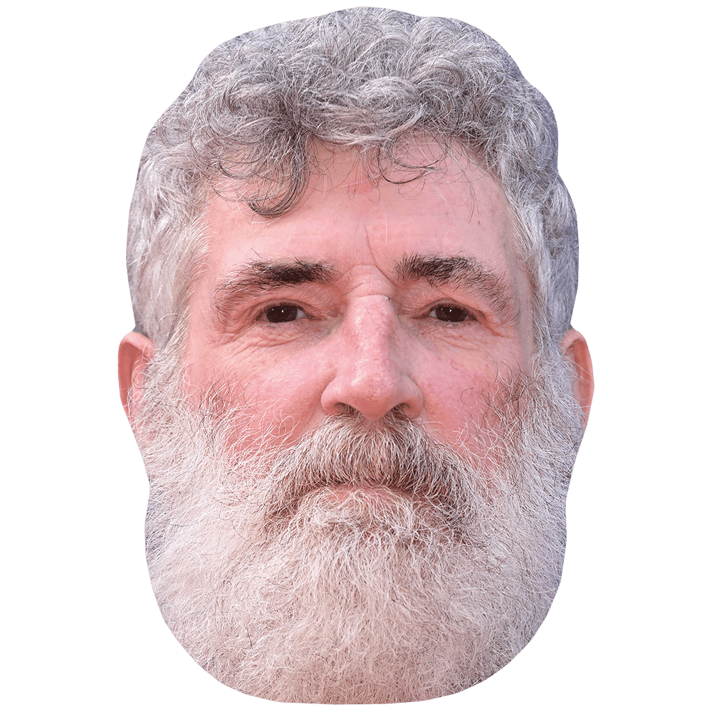 Steve Evets (Beard) Flat Cardboard Face - Walmart.com