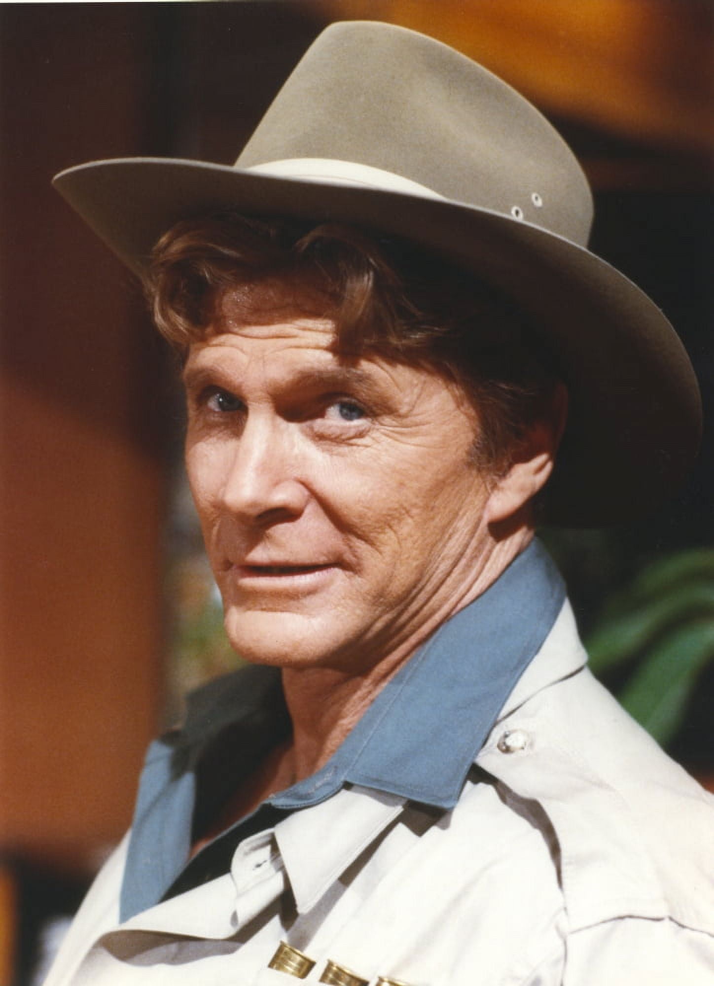 Steve Forrest wearing Cowboy Hat Close Up Portrait Photo Print (24 x 30 ...