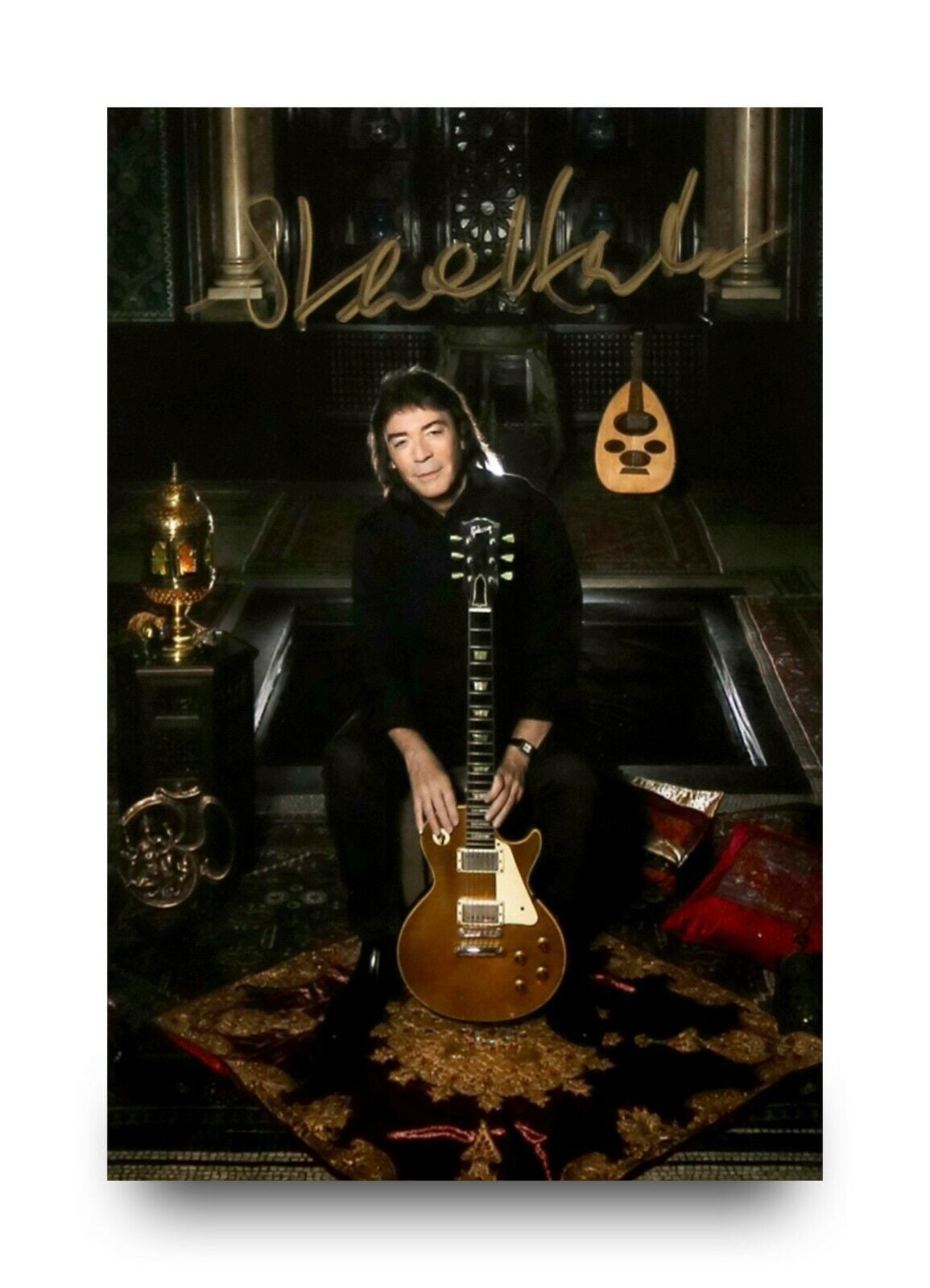 Steve Hackett Signed 6x4 Photo Lead Guitarist Genesis Rock Band ...