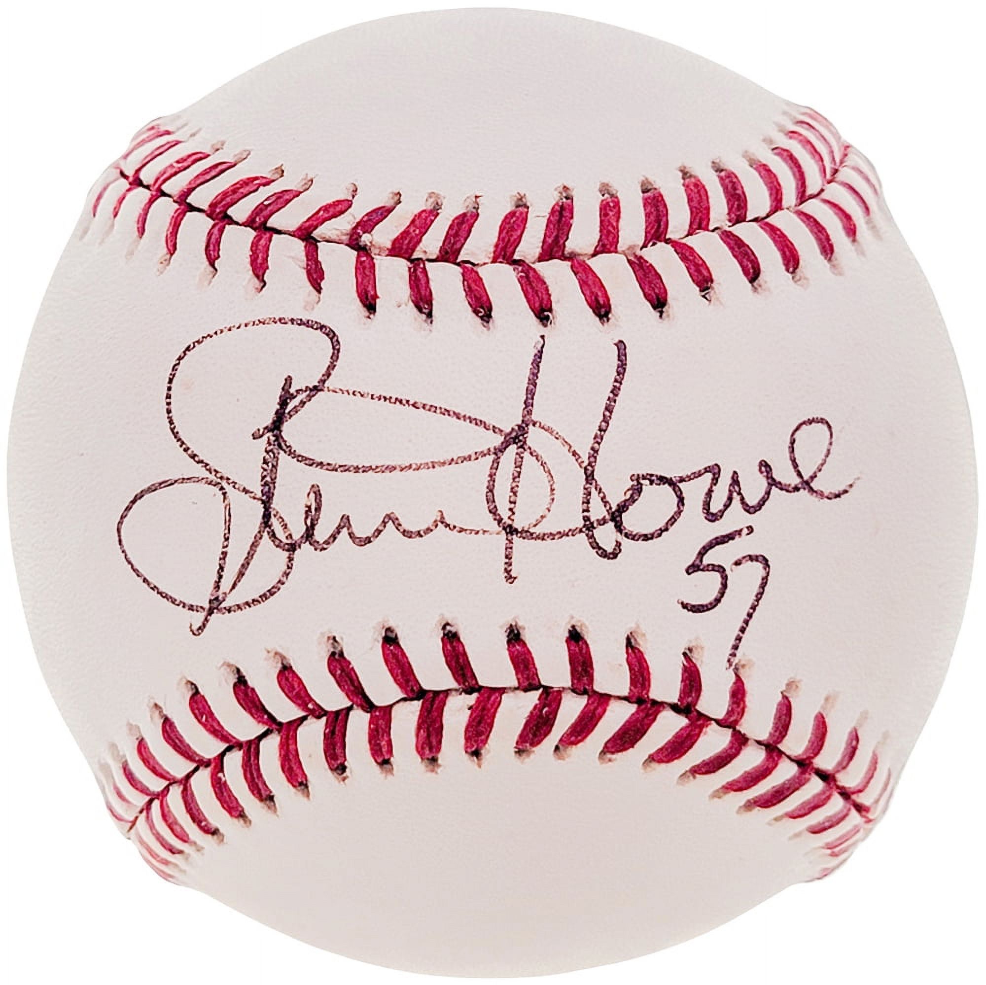 Steve Howe Autographed Official AL Baseball Los Angeles Dodgers, New ...